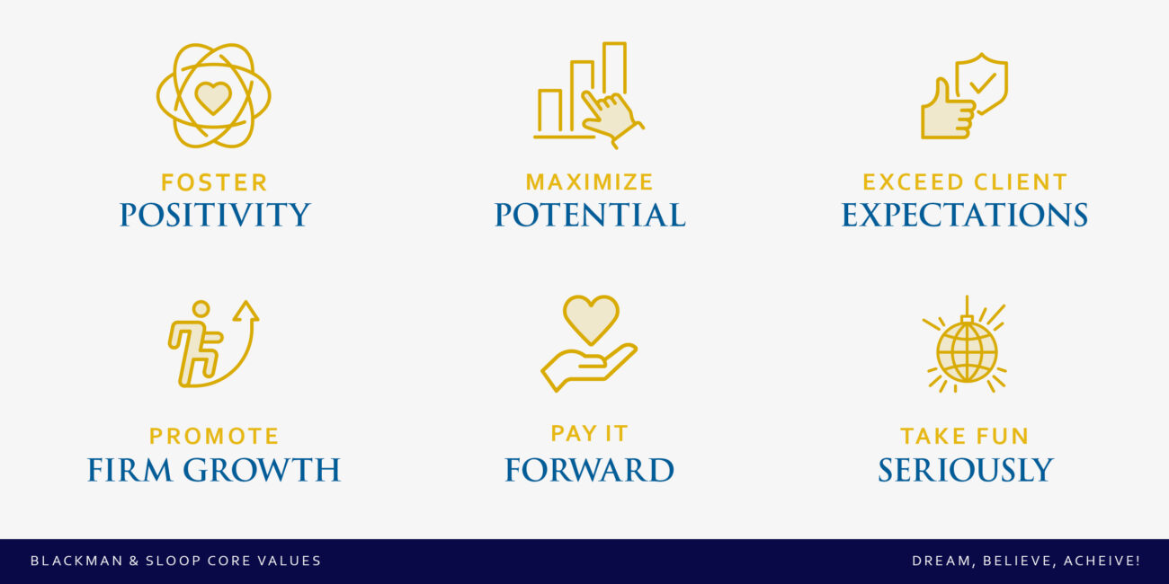 Living Our Core Values: Celebrating What Makes Blackman & Sloop Thrive ...